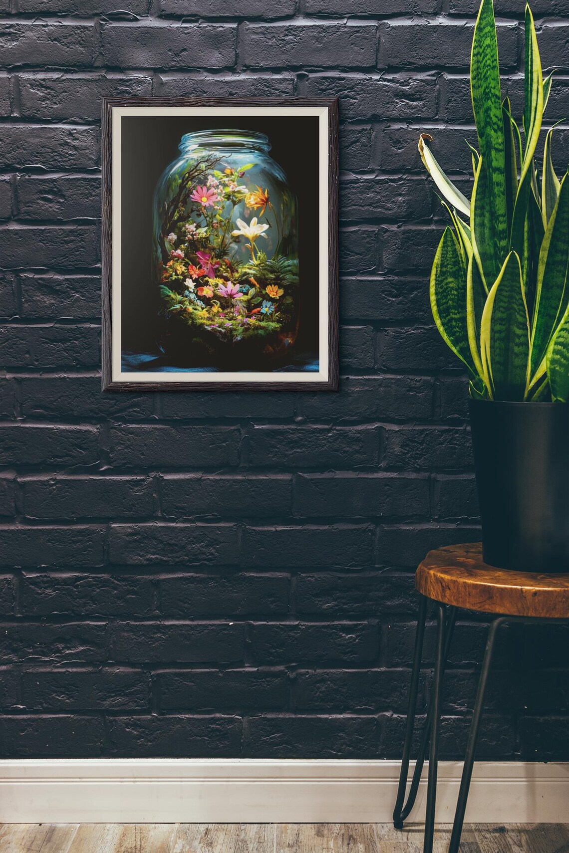 Botanical Garden in a Jar | Surreal Miniature Flower Terrarium Art ...