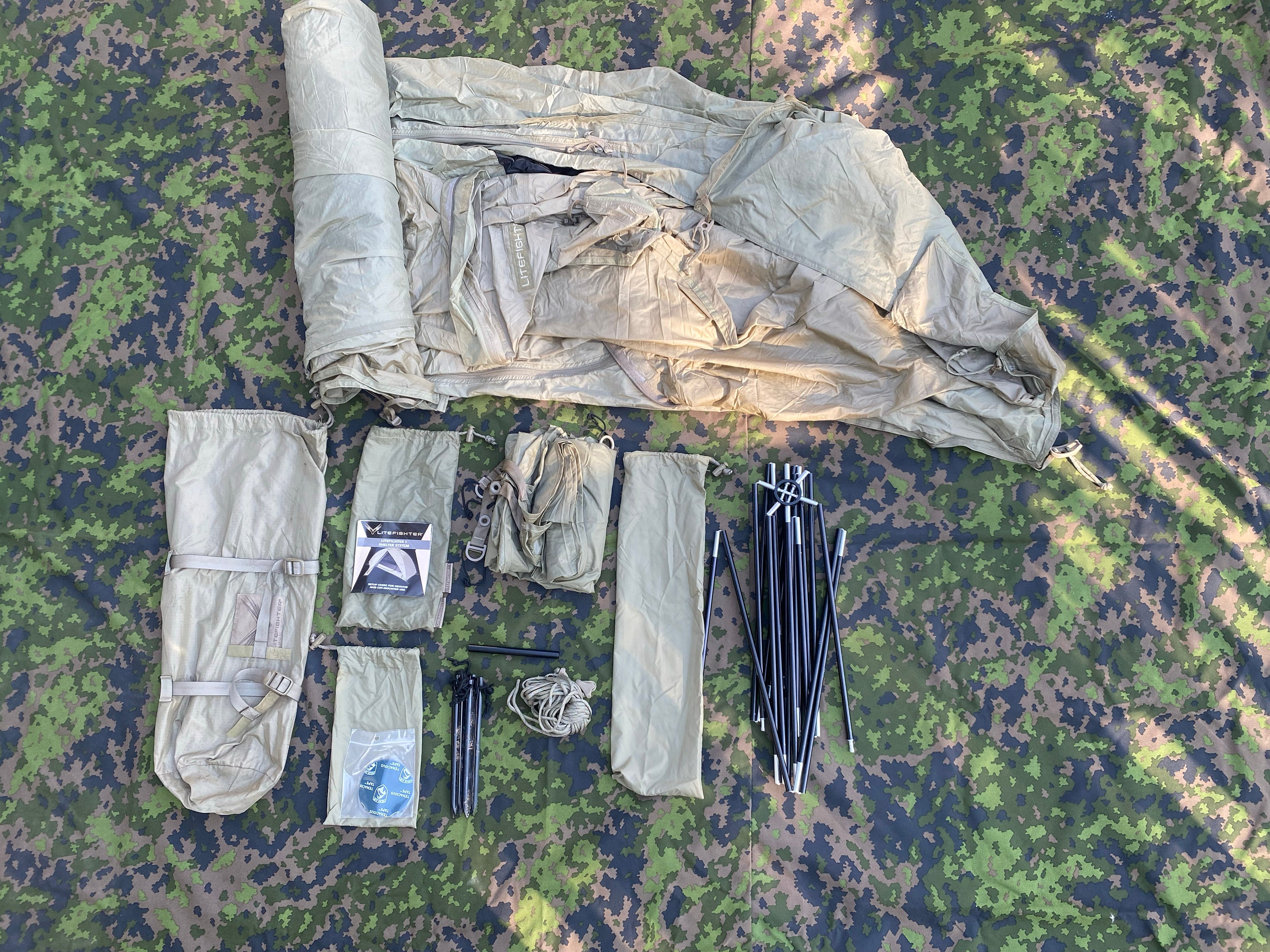 Lightfighter 1 One Man Tent Genuine US Army Issue Coyote Very Good - Etsy