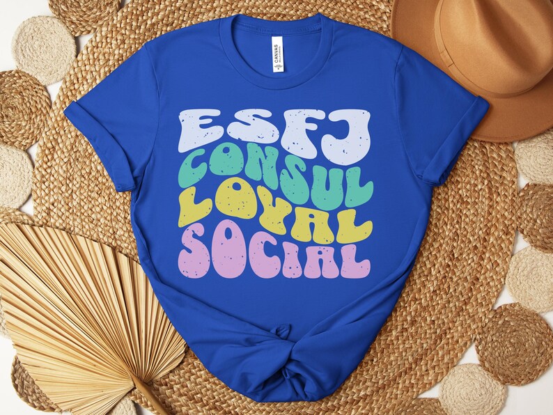 Groovy ESFJ Shirt, MBTI Shirt, Consul Myers-briggs Shirt, 16 ...