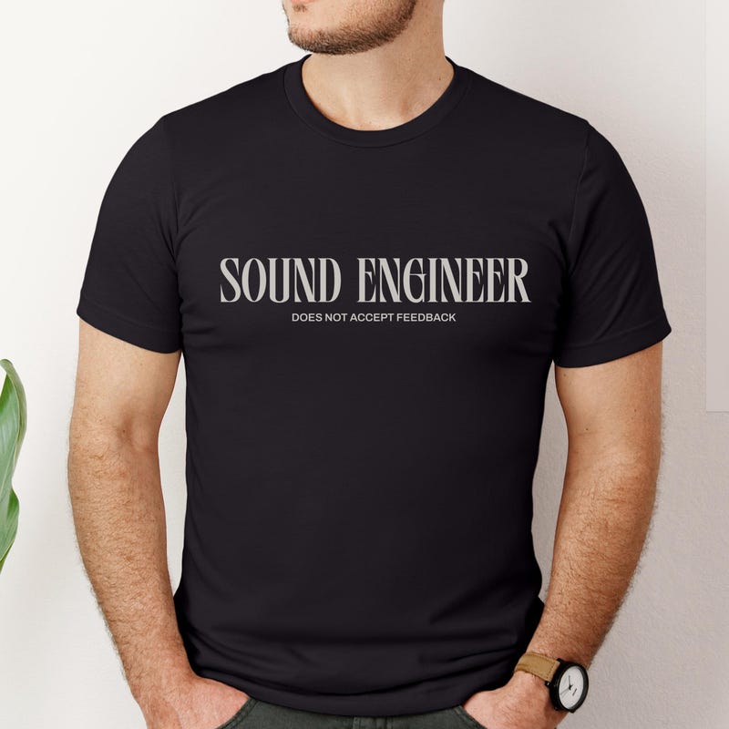 Audio Engineer Shirt - Etsy