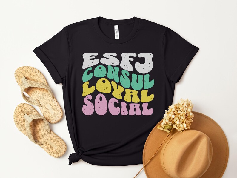 Groovy ESFJ Shirt, MBTI Shirt, Consul Myers-briggs Shirt, 16 ...