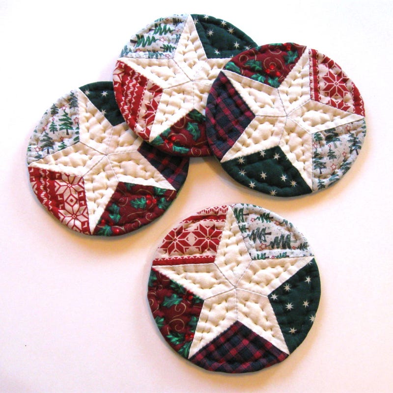 Quilt Coasters - Etsy