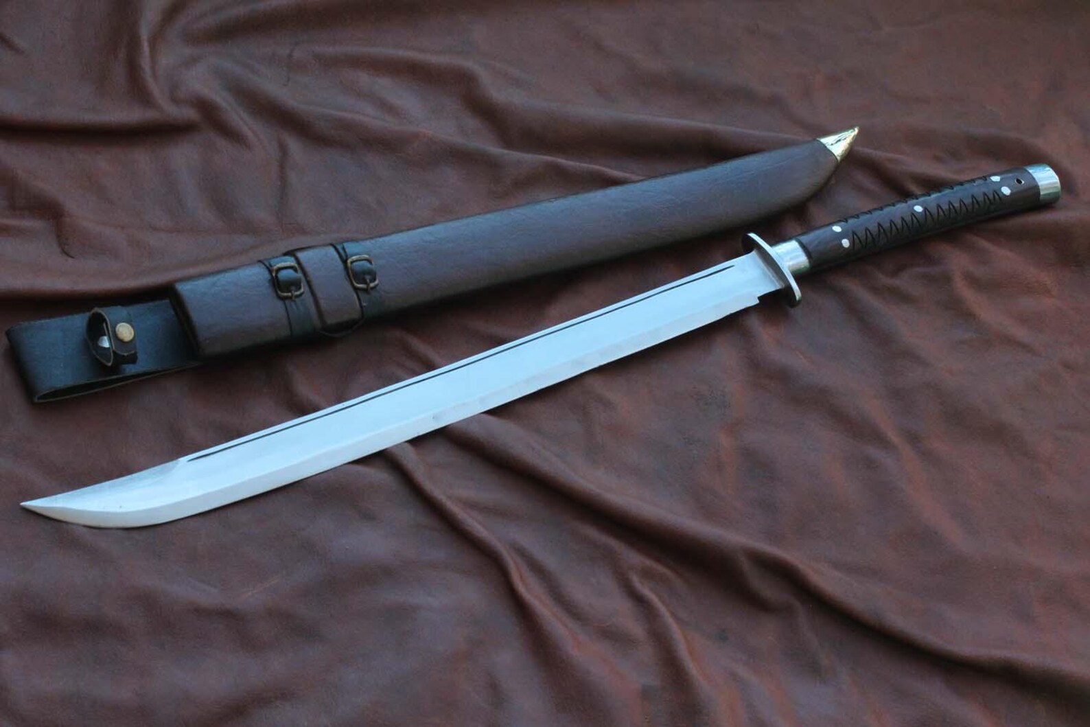 21 Inch Samurai/ Viking Sword Full Tang Handle - Etsy