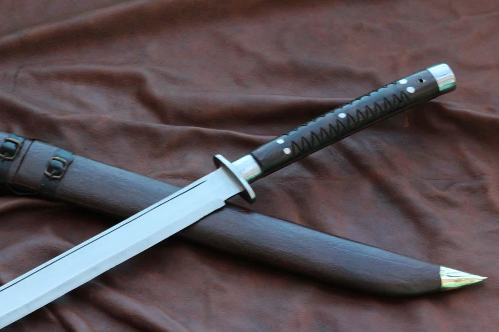 21 Inch Samurai/ Viking Sword Full Tang Handle - Etsy