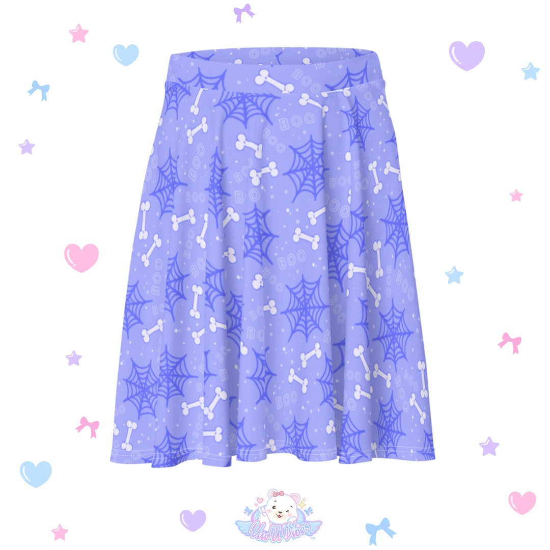 Pastel Goth Skirt, Creepy Cute, Pastel Kawaii Goth, Pastel Goth, Kawaii ...