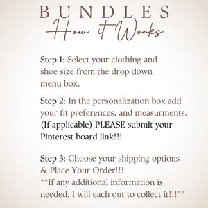 The Elaine - 6 Item Bundle - Etsy