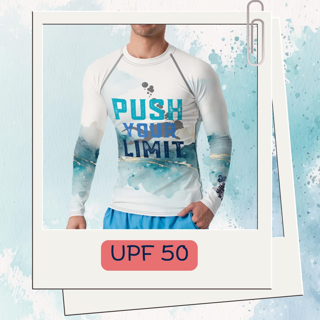 Scuba Dive Rash Guard UPF 50+, Men's Rash Guard for Your Diving ...