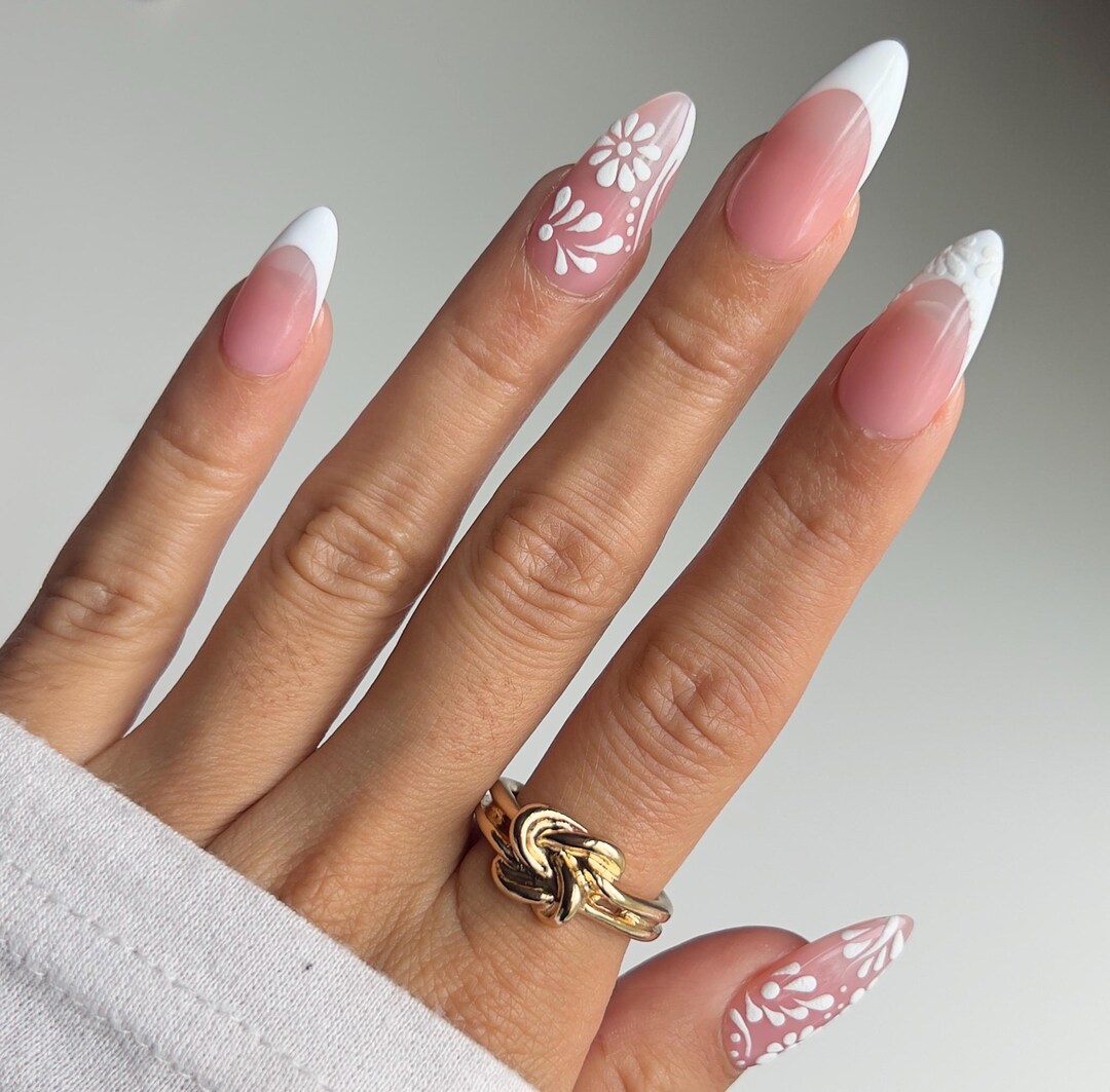 Cazuela De Barro, Mexican Press on Nails, Talavera Nails, Wedding Nails ...