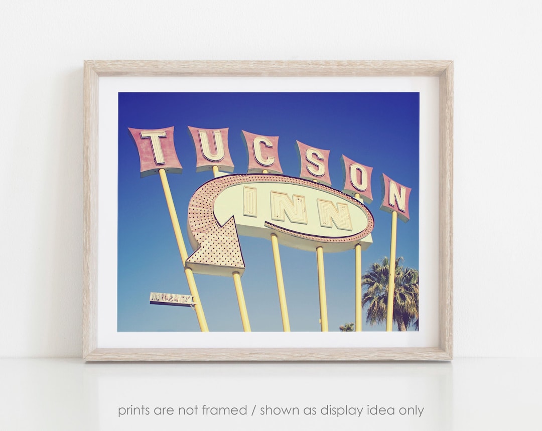 Tucson Inn, Retro Mid-century Modern, Motel Sign Photography, Tucson ...