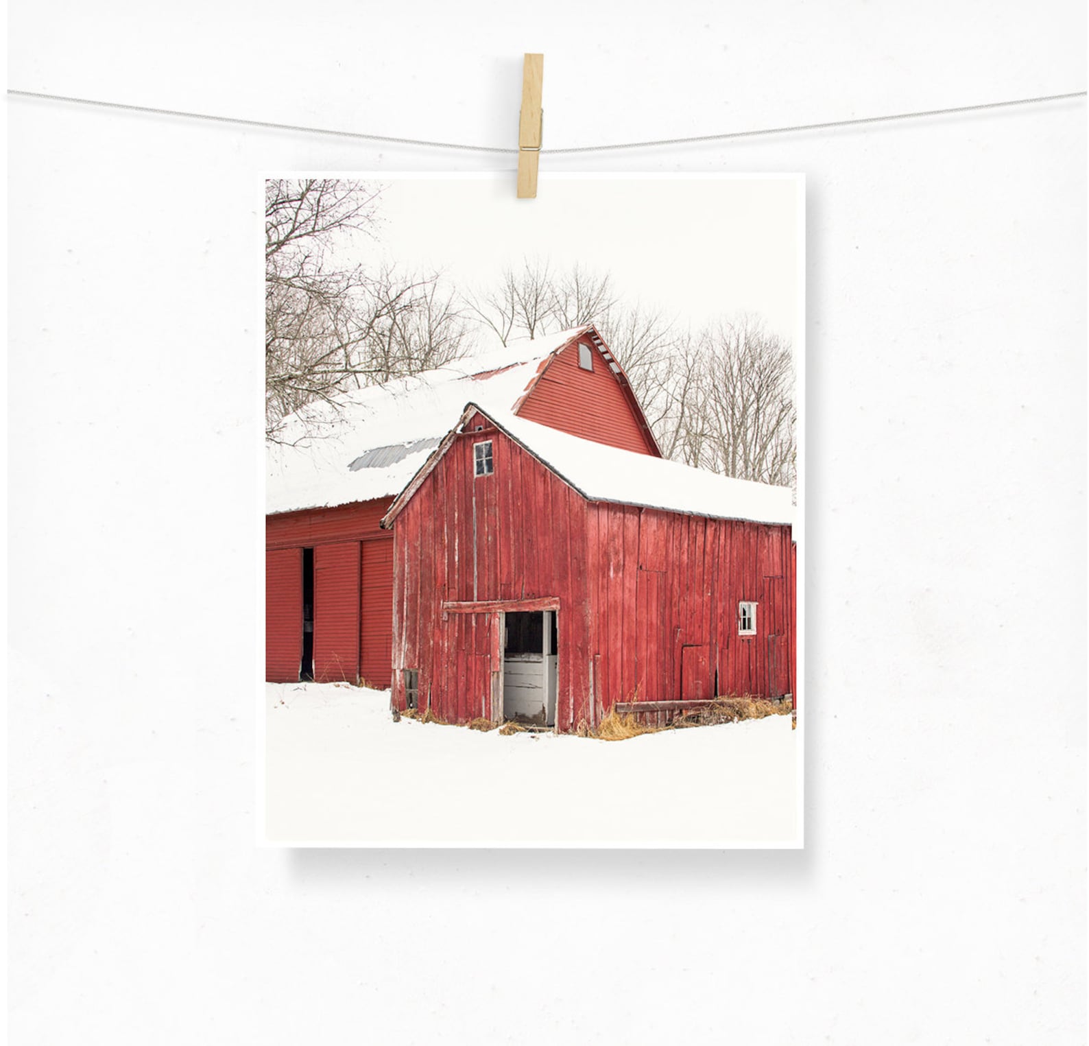 Red Barn Photography, Modern Farmhouse Art, Farmhouse Chic Decor, Rural ...