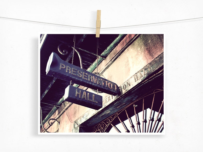 Preservation Hall New Orleans Photograph 8x10 Fine Art Photo Print ...