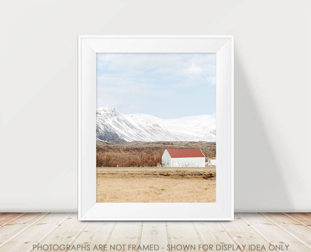 Barn Photography, Rustic Photograph, Iceland Photograph, Mountain ...