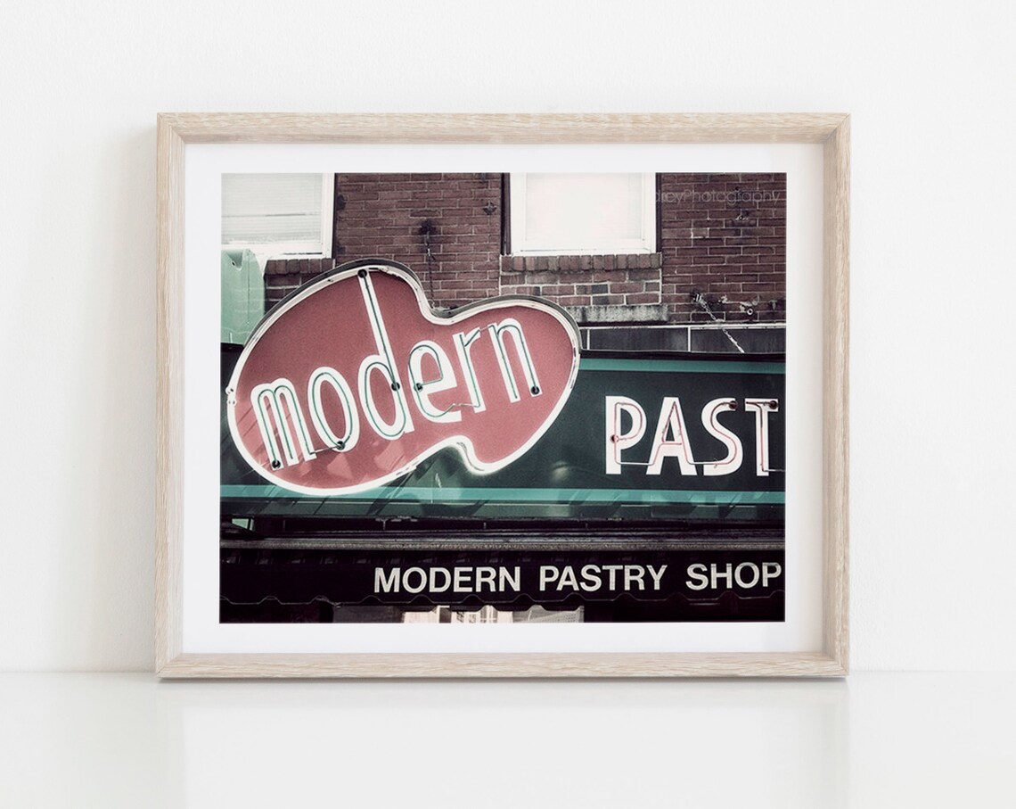 Modern Pastry Shop Sign Photography, Boston Photography, Kitchen Art ...