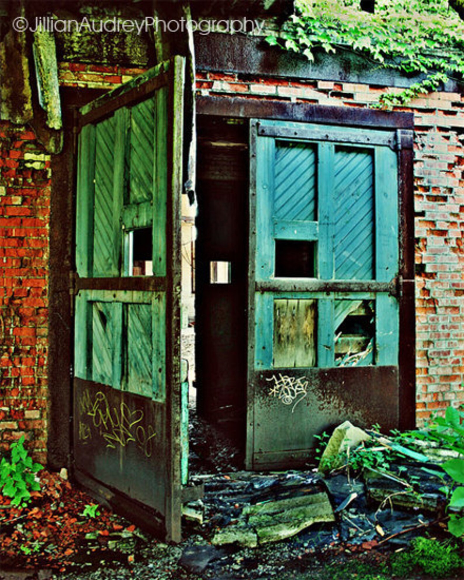 Decay Photography, Blue Doors Photography, Buffalo Photograph, Central ...