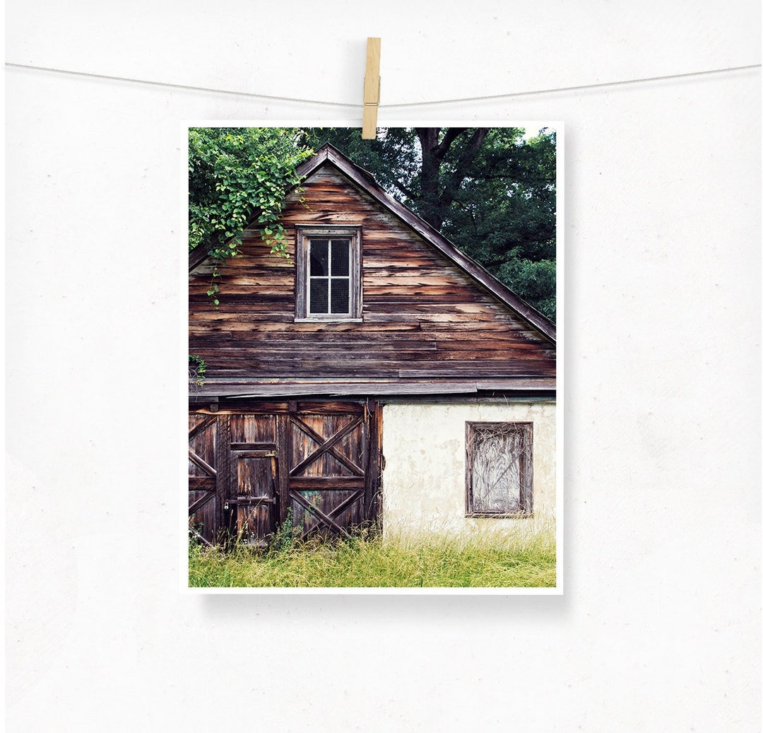 Rural Decay Photography, Abandoned House Cottage, Dark Brown Rustic ...