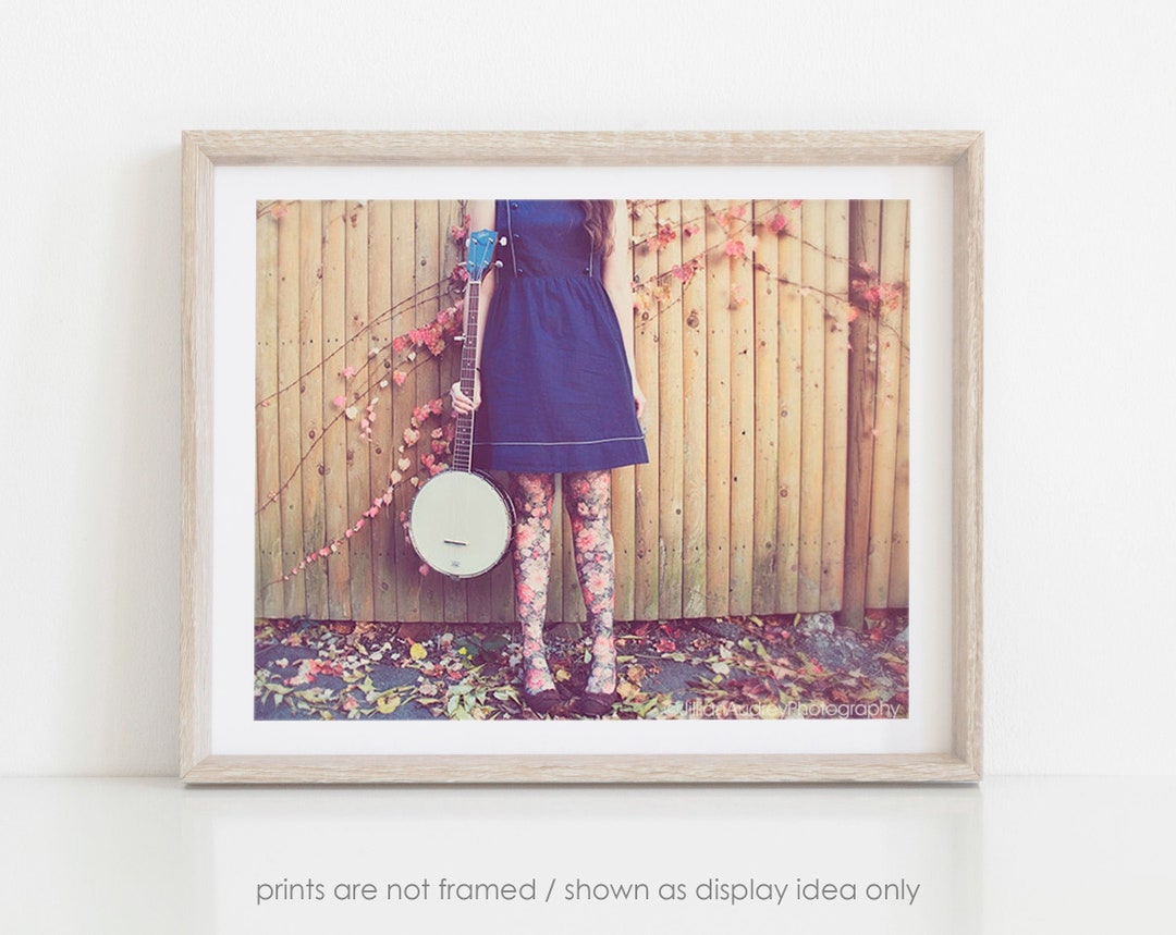 Portrait Photograph, Banjo Player Portrait, Fashion Photography, Autumn ...