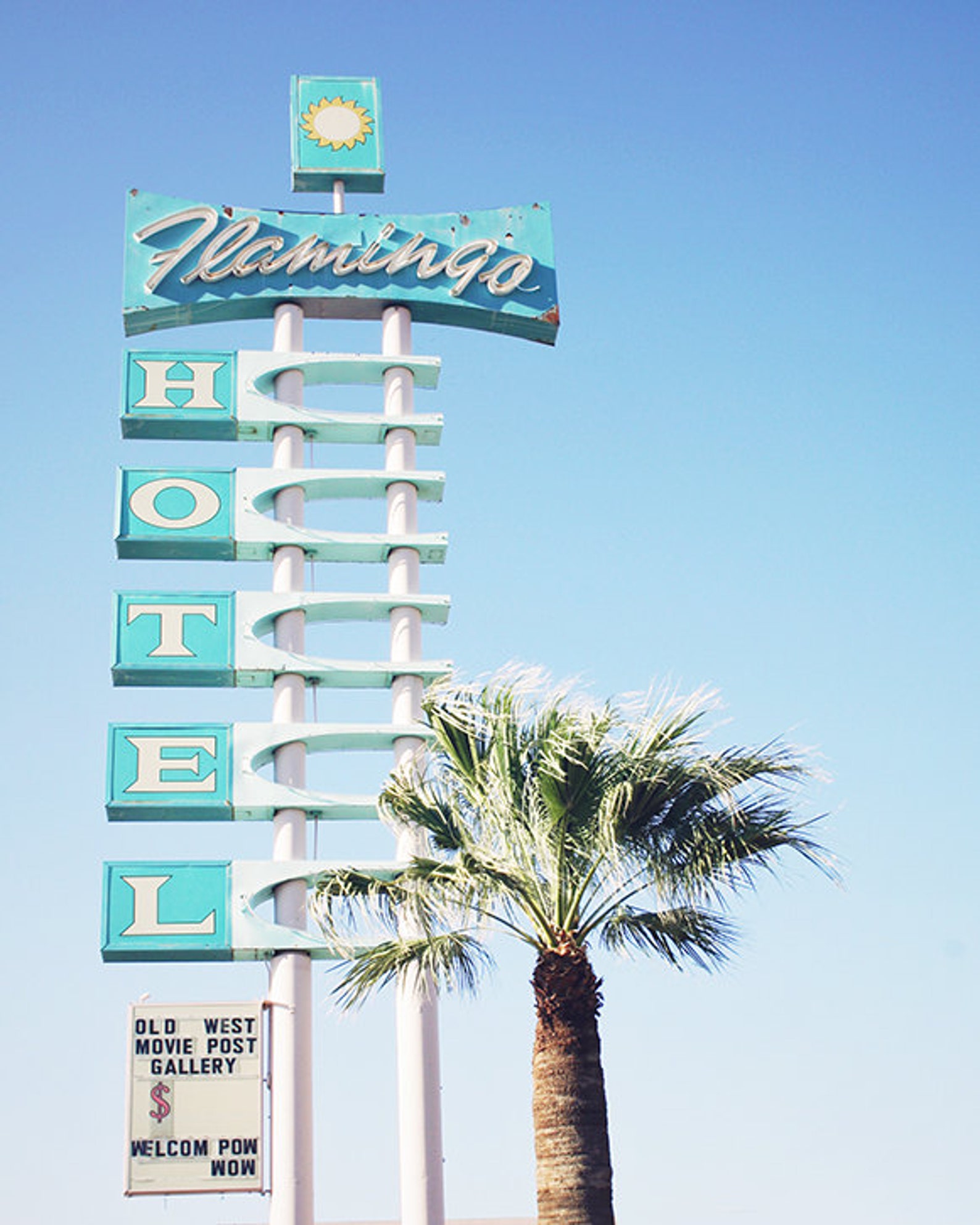 Retro Motel Photography, Flamingo Hotel, Mid Century Modern, Vintage ...