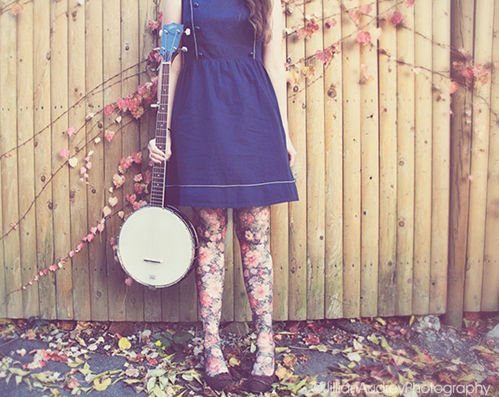 Portrait Photograph, Banjo Player Portrait, Fashion Photography, Autumn ...