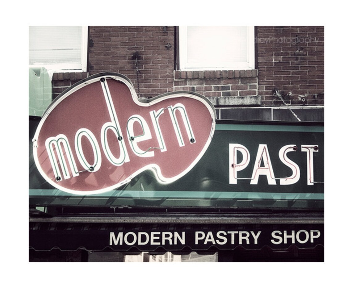 Modern Pastry Shop Sign Photography, Boston Photography, Kitchen Art ...