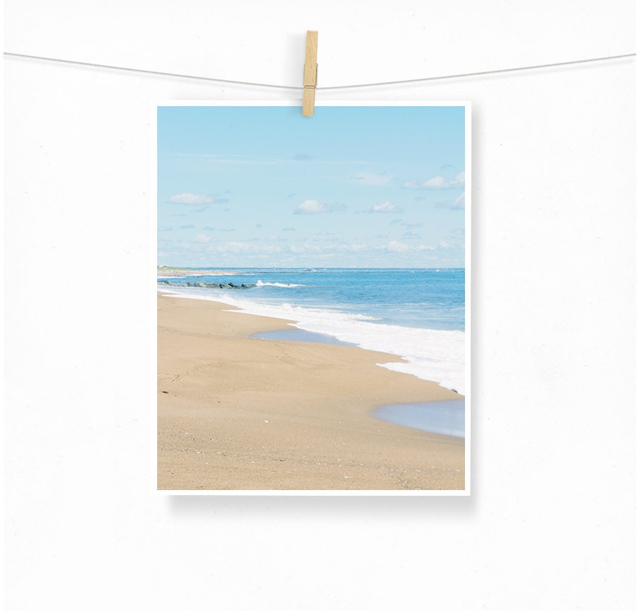 Beach Photograph Ocean Photography Seaside Coastal New - Etsy