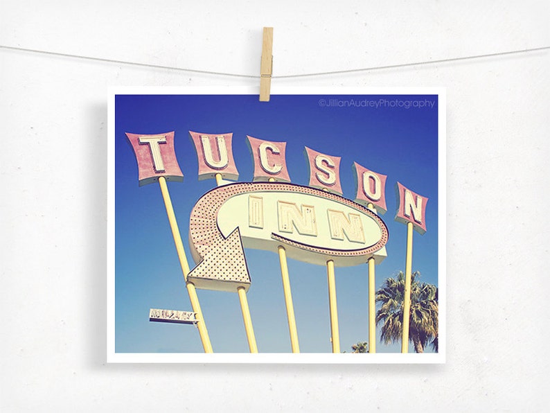 Tucson Inn Retro Mid-Century Modern Motel Sign Photography | Etsy