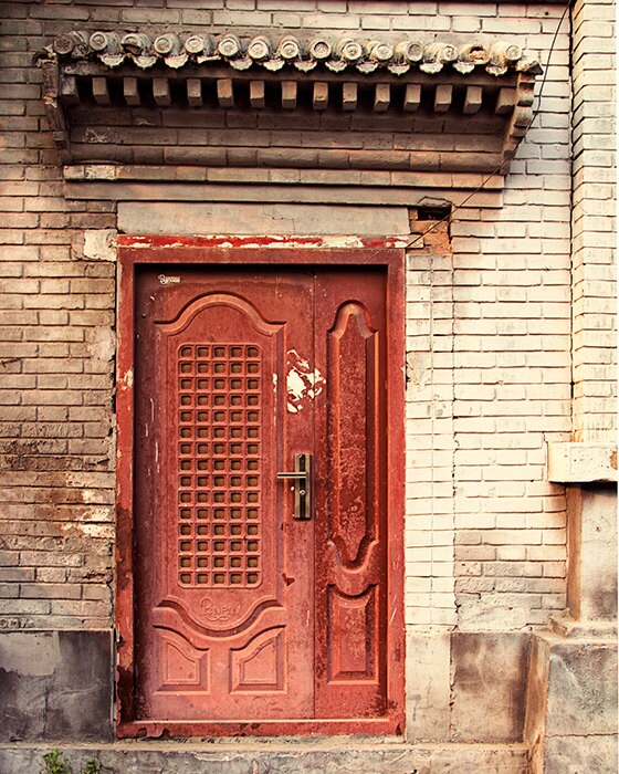 Door Photography Rustic Decor Red Door Photograph Beijing - Etsy