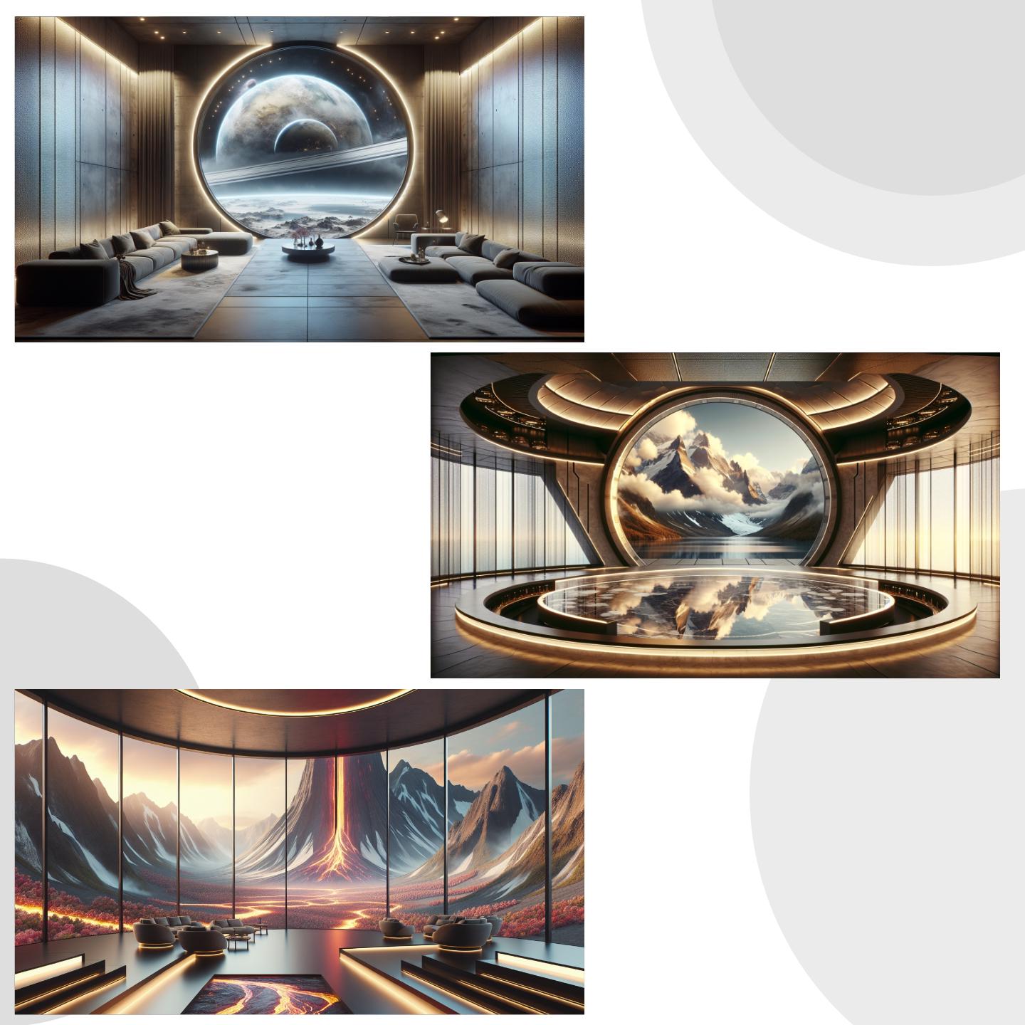 21 Virtual Backgrounds for Google Meet, Zoom, Facetime. High-tech ...