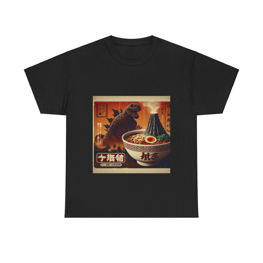 Godzilla Ramen T-shirt, When You Need That Extra Fire in Your Bowl - Etsy