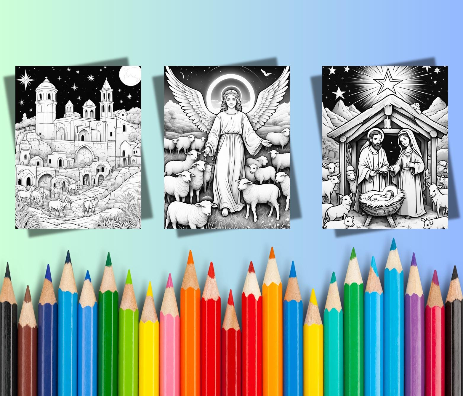 The Christian Kids' Coloring Book Bundle – 100 Pages of Fun, Faith, and ...