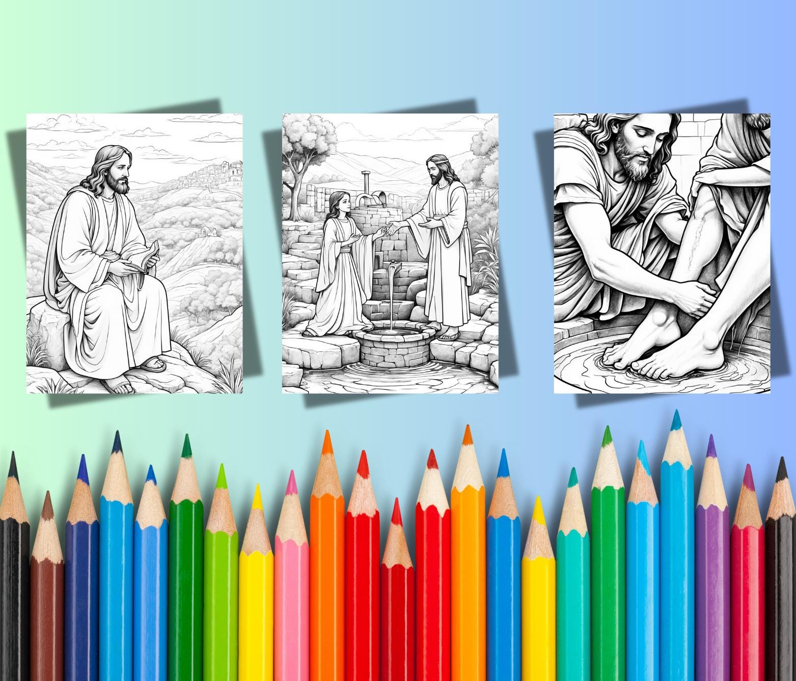 The Christian Kids' Coloring Book Bundle – 100 Pages of Fun, Faith, and ...