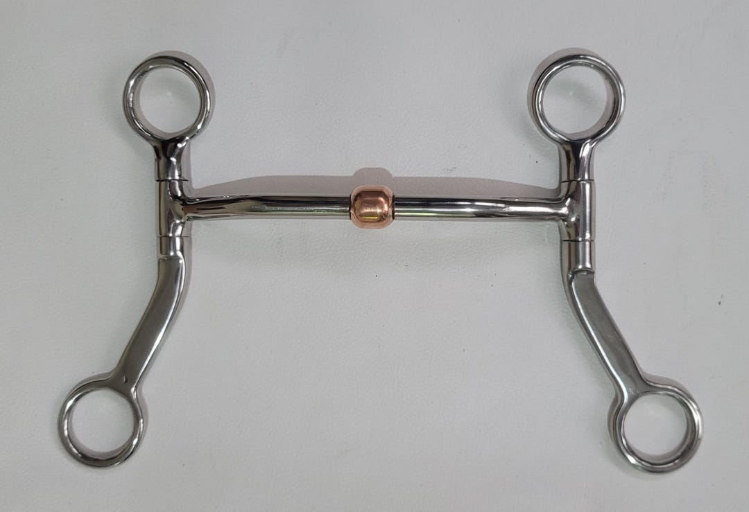 Stainless Steel Western Flat Shank Copper Comfort Gaited Horse Bit - Etsy