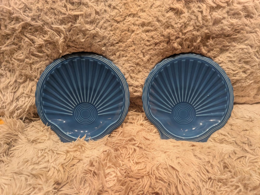 Fiestaware Shell Plate Lapis Blue - Etsy