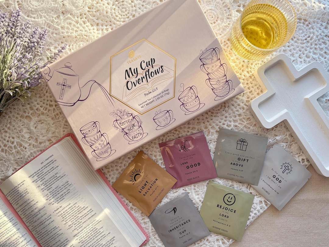 Christian Tea Gift Set Featuring Bible Verses by TEASAYS| 30 Premium ...