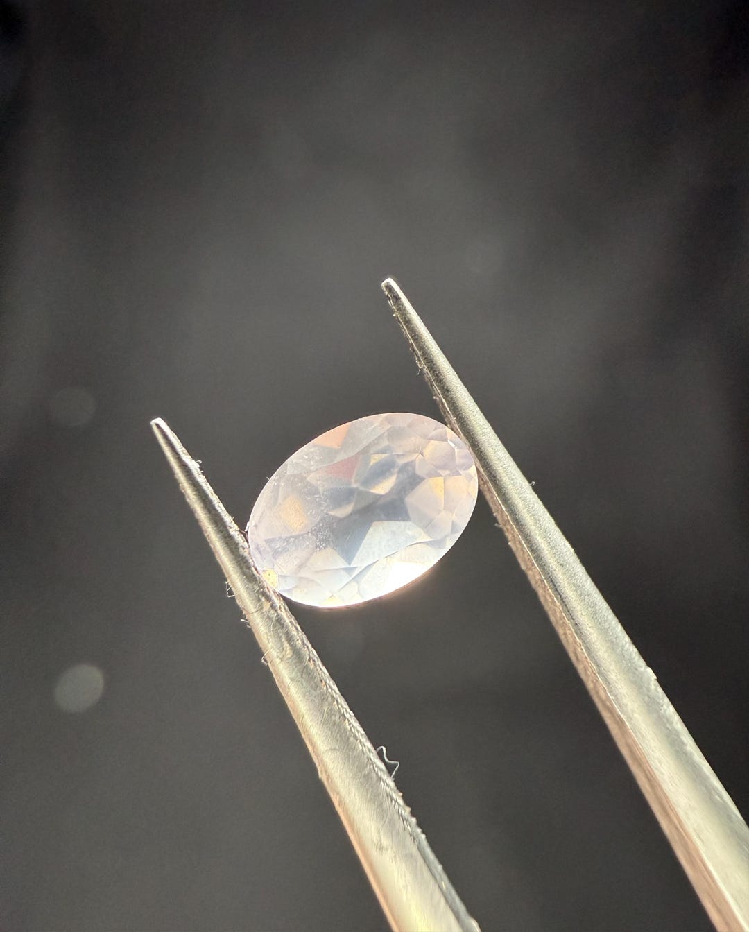 Natural Untreated Pink Silky Topaz .80ct. Facet Oval. Origin Brazil ...
