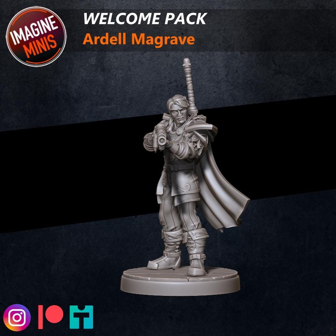 Ardell Magrave Human Hunter Rogue Ranger Fighter Fantasy Kill Guard ...