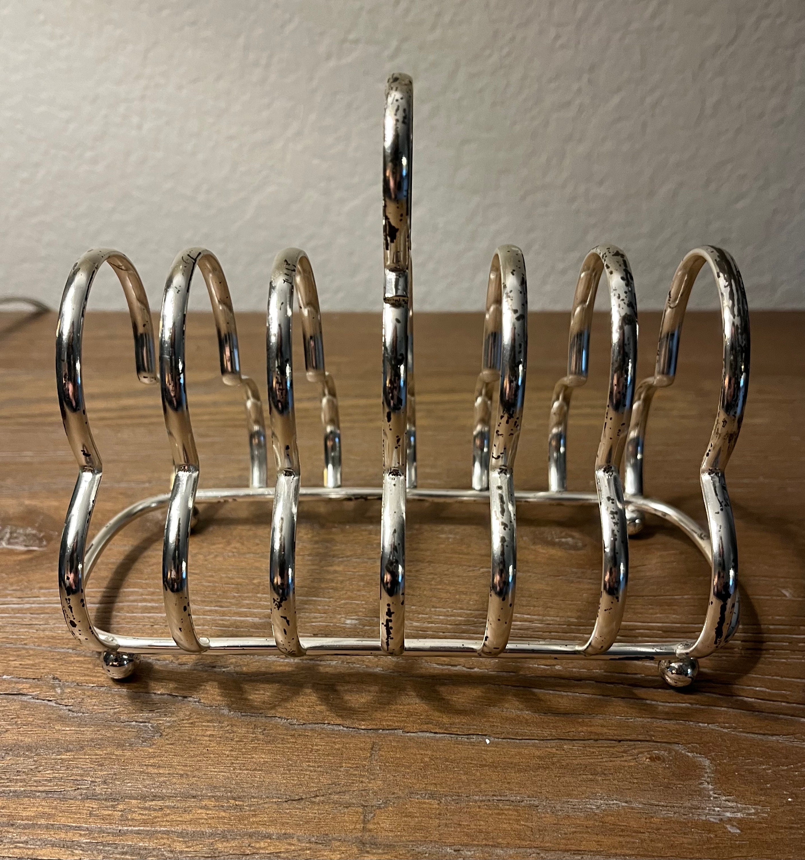 Vintage Silverplated English Toast Rack - Etsy
