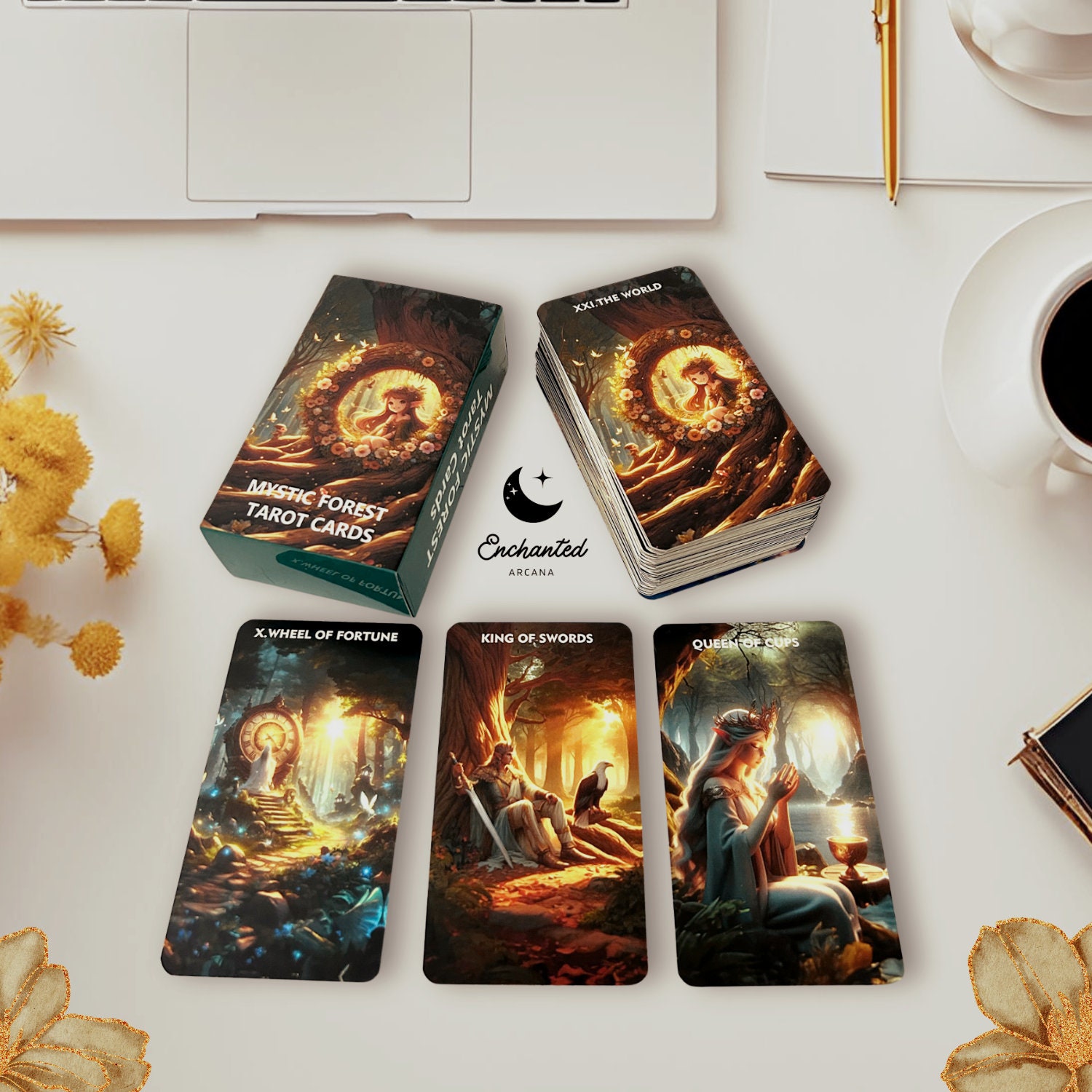 Tarot Cards, Tarot Card Deck With Guidebook, Cute Tarot Deck, Beginner ...