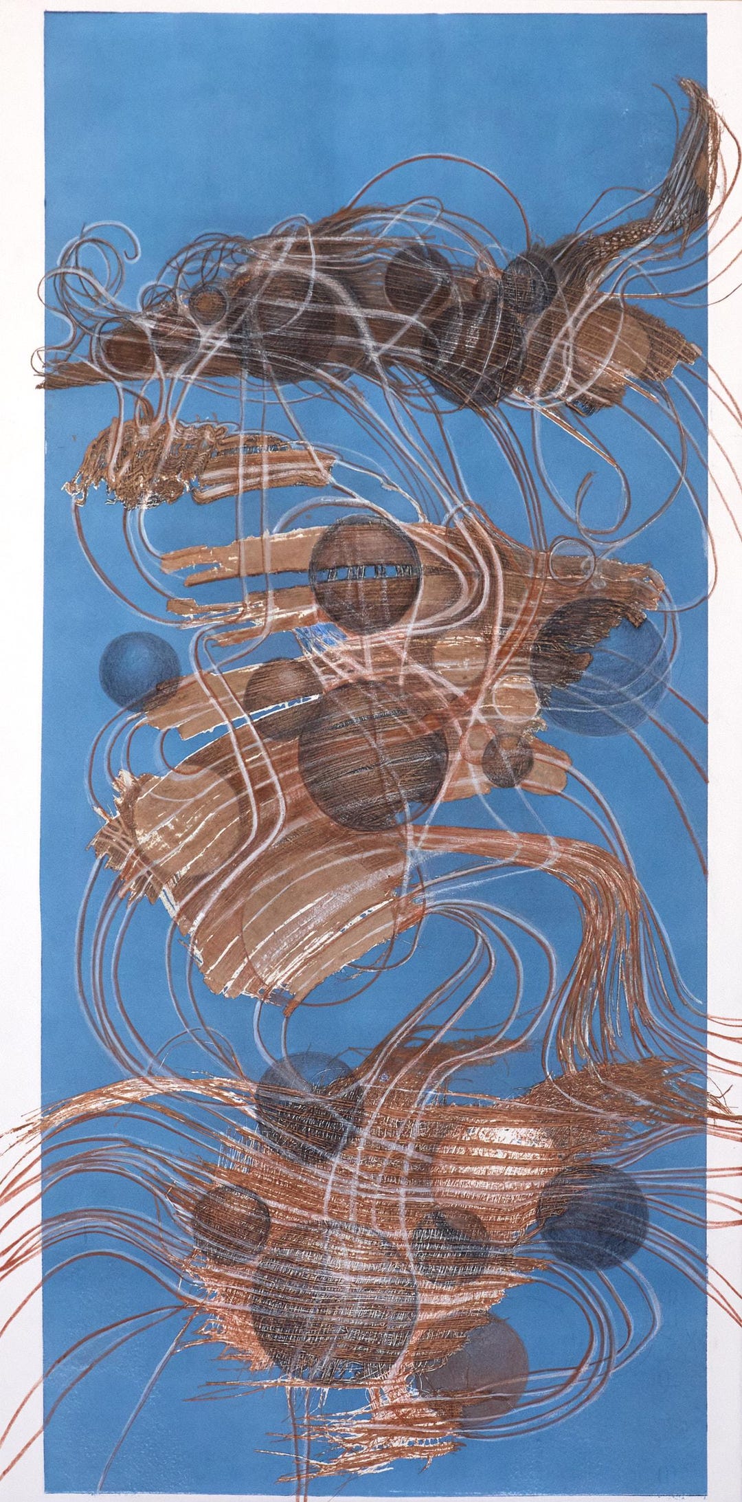 Floating Islands - Hand Modified Collagraph Print - Etsy