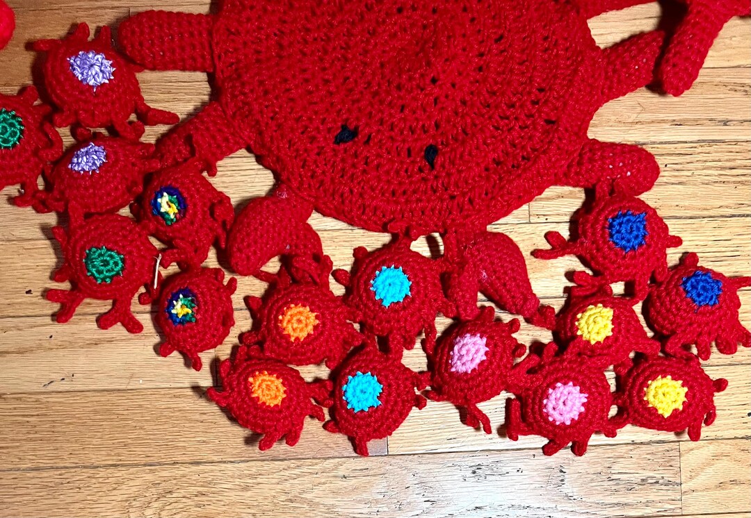 Memory Game Mama Crab With 16 Color Coded Crab Babies - Etsy