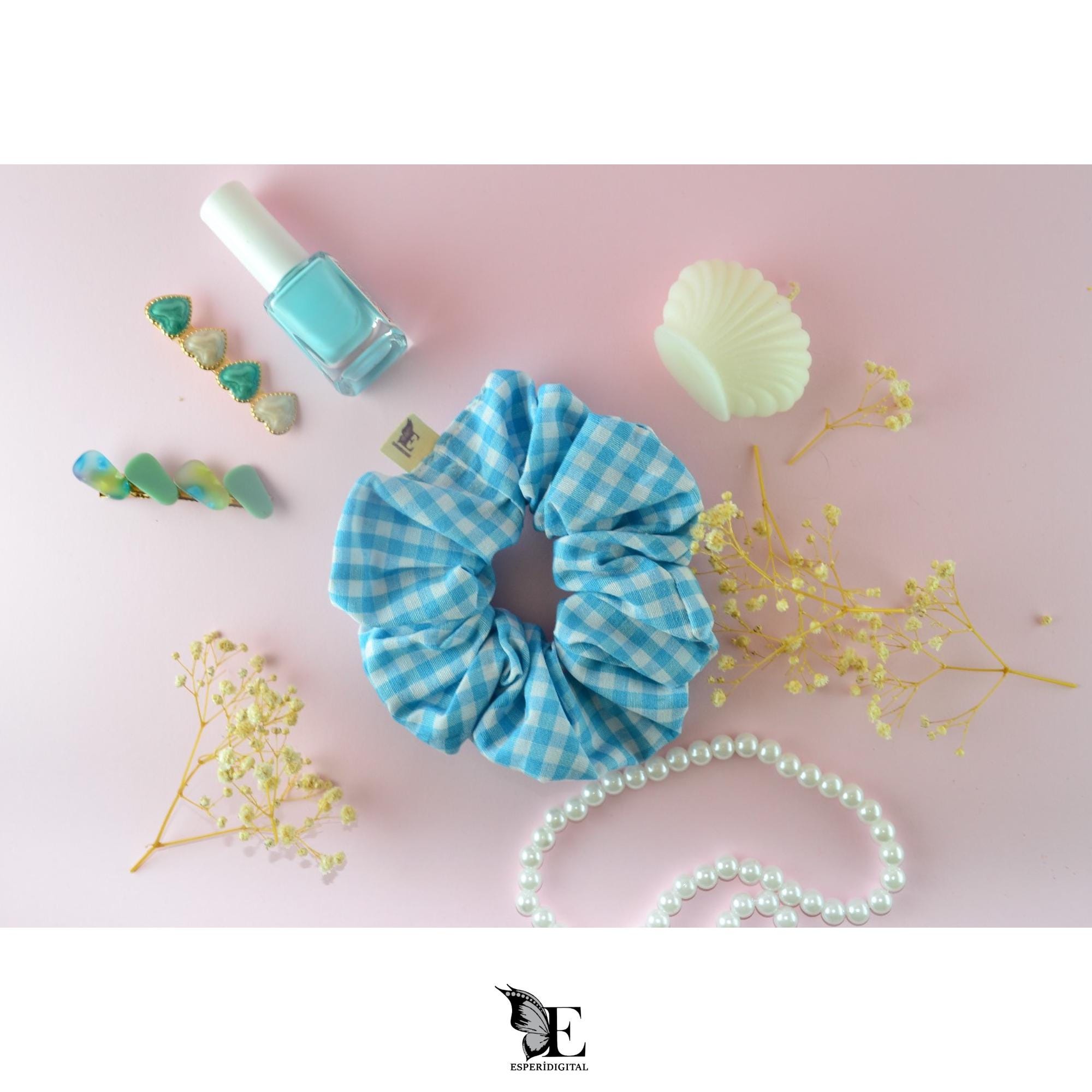 Silk Scrunchies Pattern 2 Models - Colored Hair Elastic -bridal Hair ...