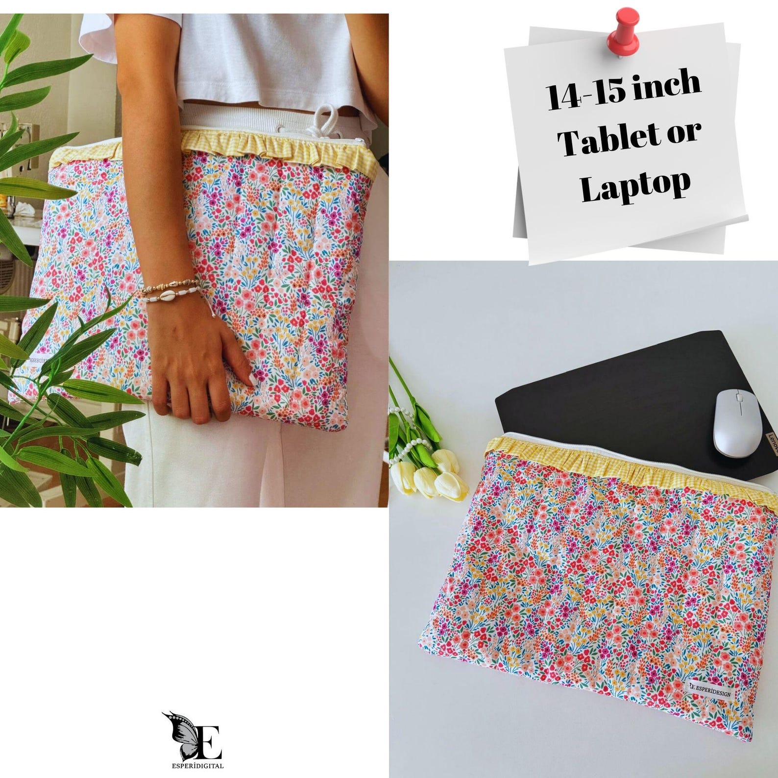 7 SIZES Tablet Laptop Case, Pdf Pattern + Video Tutorial, A4 Size A5 ...