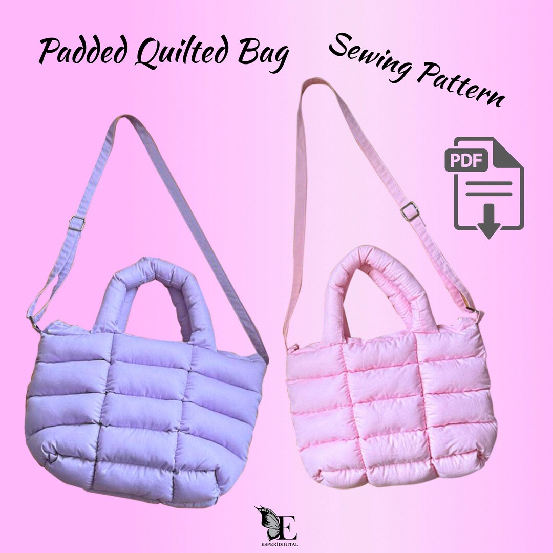 Paddy Quilted Bag Sewing Pattern Video - (pdf Download) - Etsy