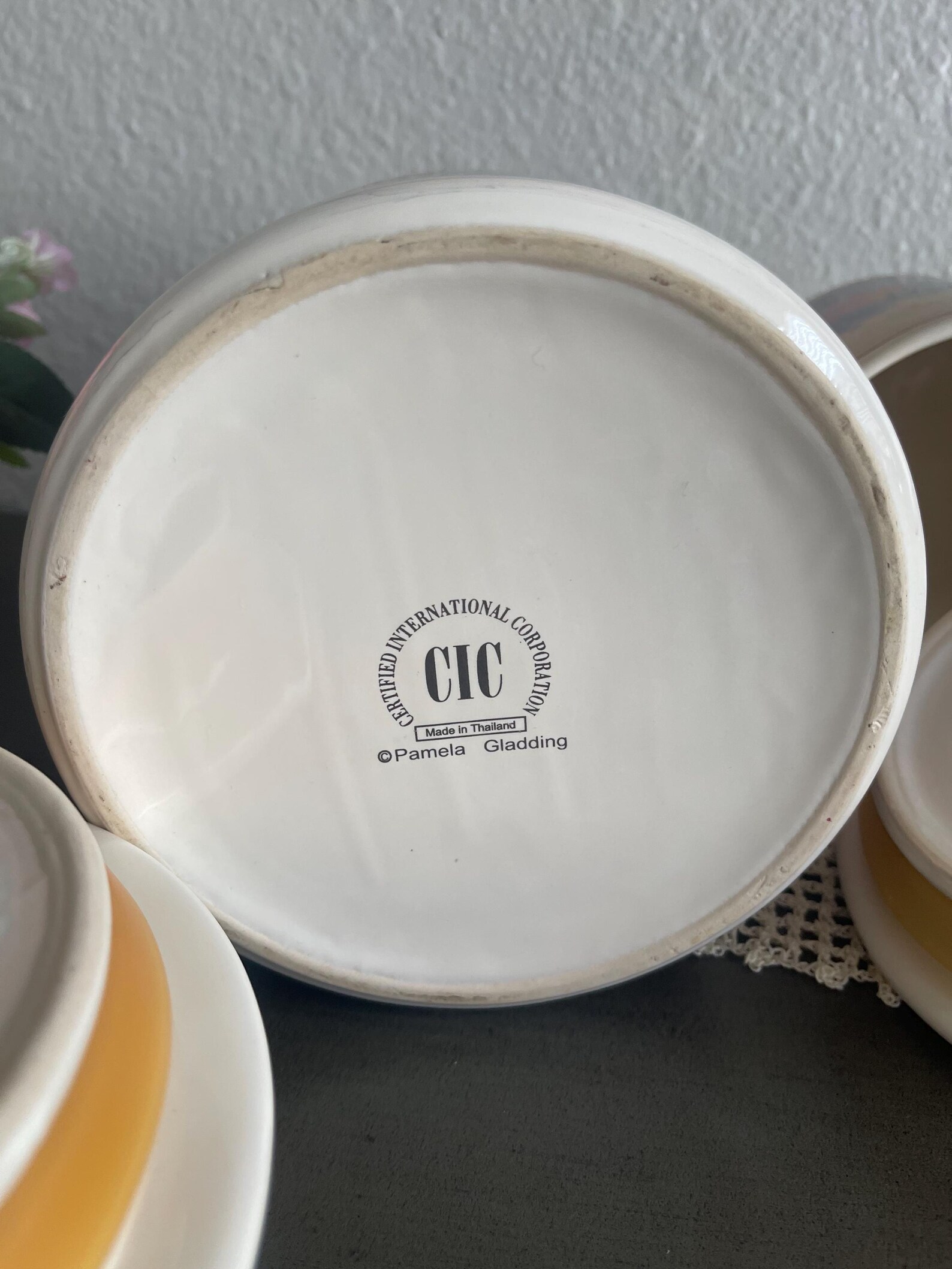 Vintage Italian Hand-painted Canister Set by Pamela Gladding - Etsy