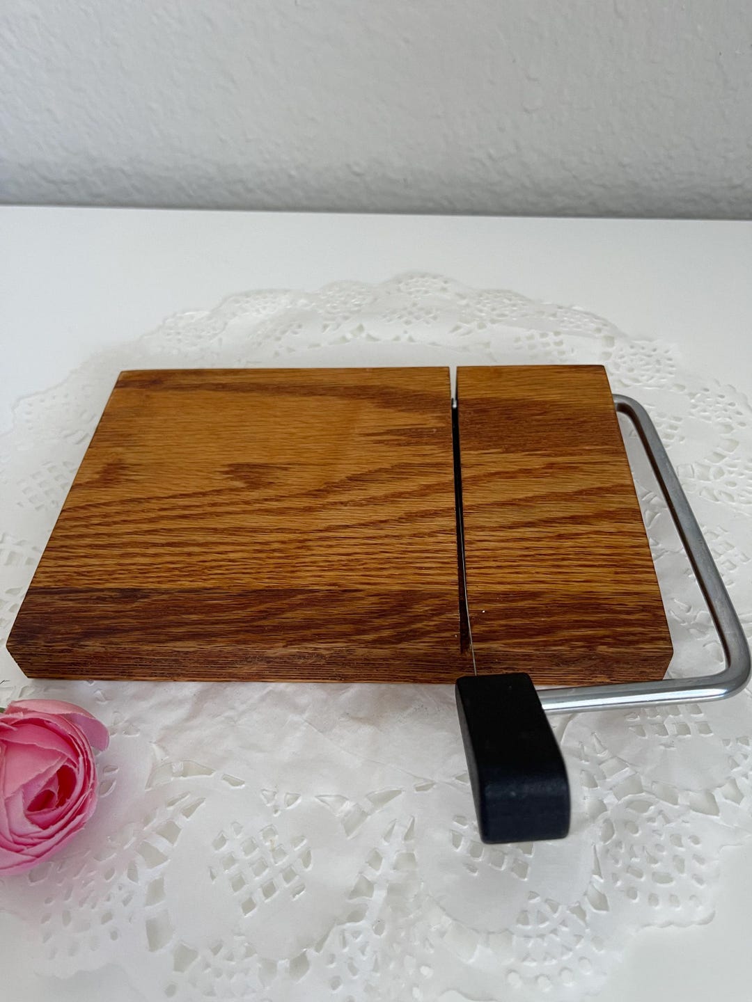 Wooden Cheese Slicer – Vintage Wire Cheese Cutter - Etsy