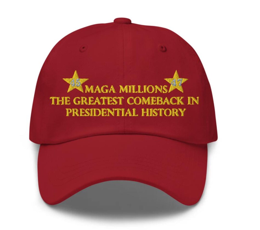 MAGA MILLIONS Exclusive Limited Edition Inauguration Baseball Cap - Etsy
