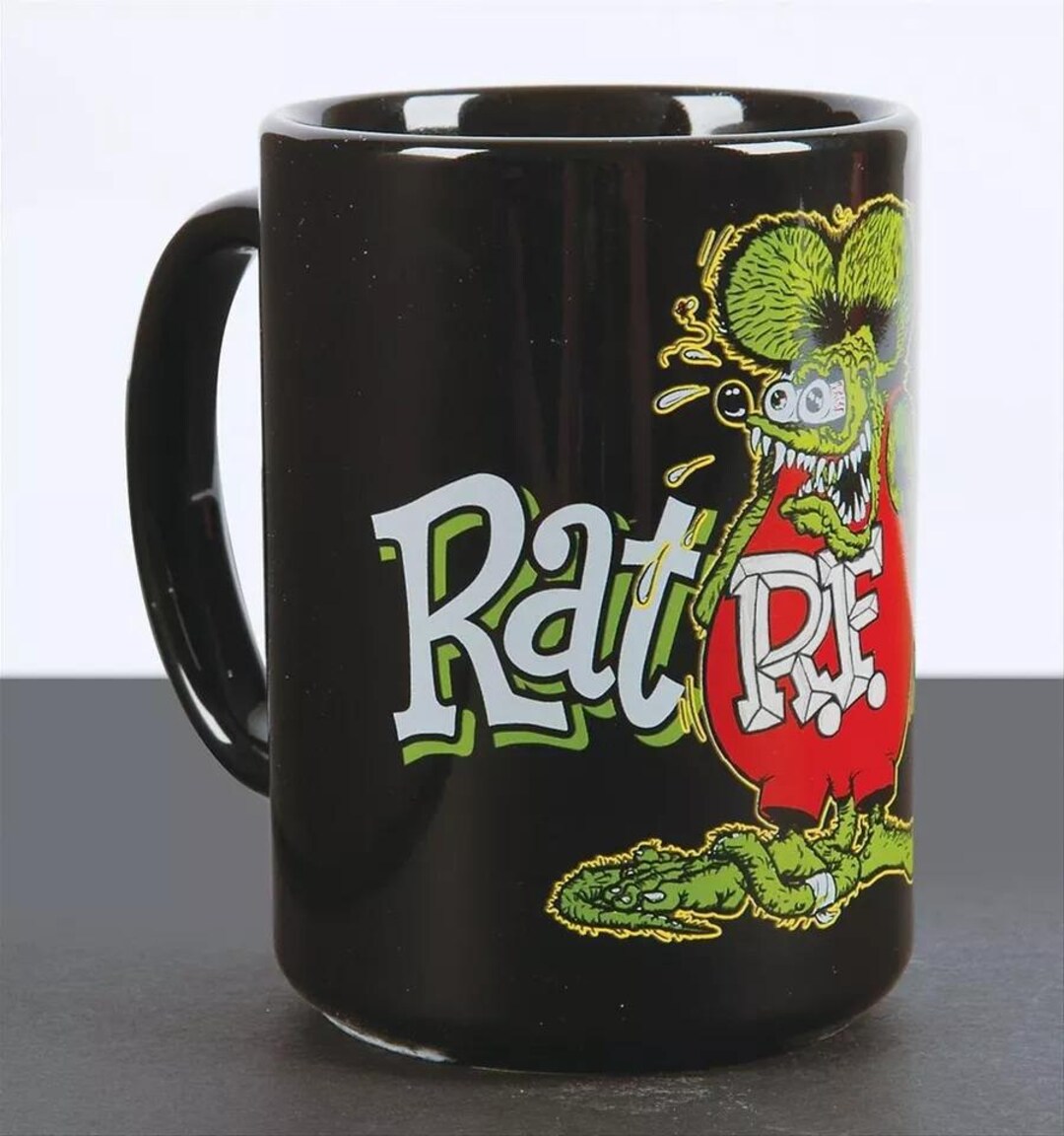 Rat Fink Mug Black, Rat Fink Mug, Cup - Etsy
