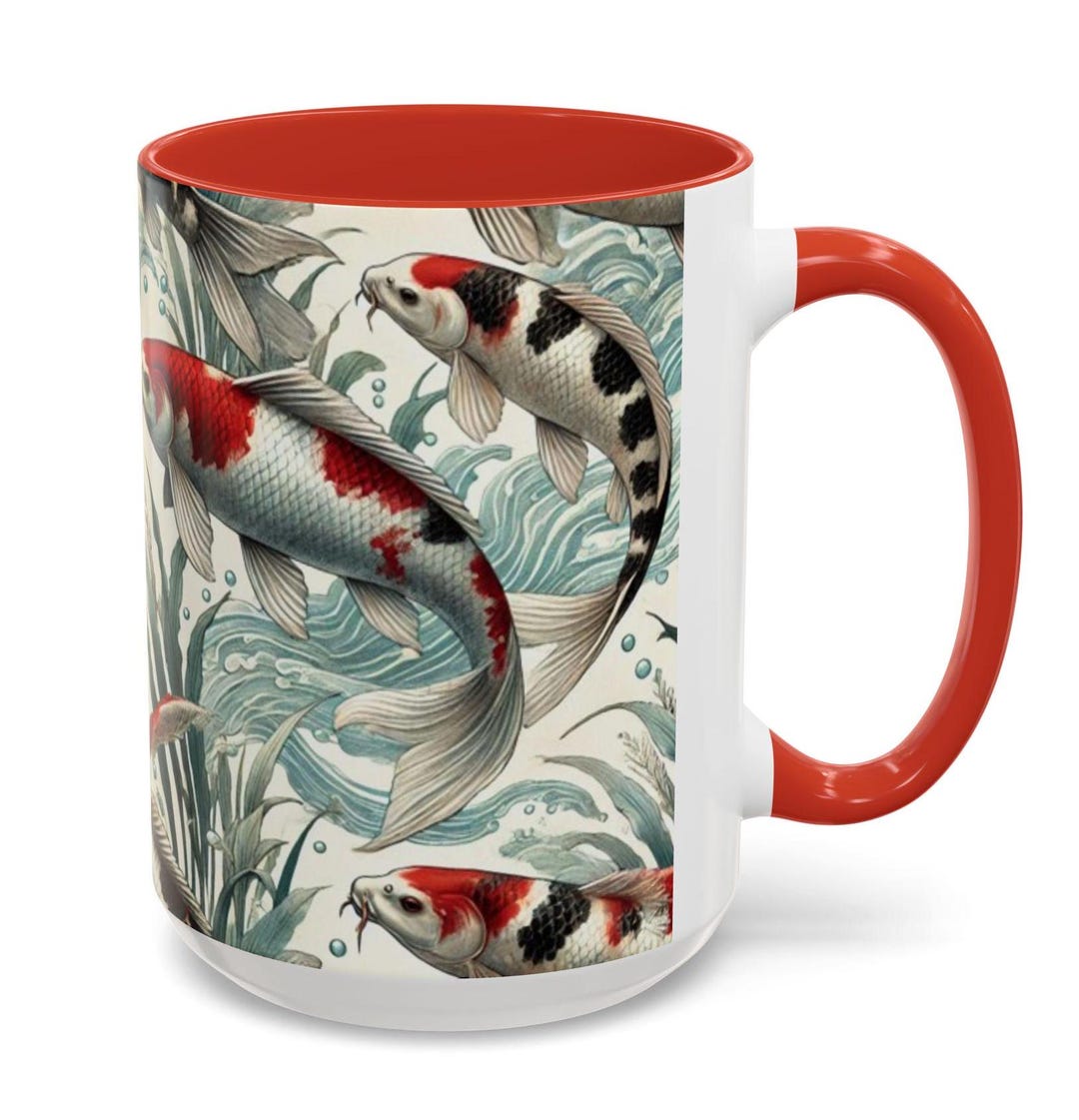 Koi Fish Mug, Koi Fish Lover Mug, Best Sellers Mugs, Trending Mug, Gift ...