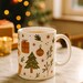 Christmas Ceramic Mug, Cozy Holiday Gift, Festive Drinkware, Winter ...