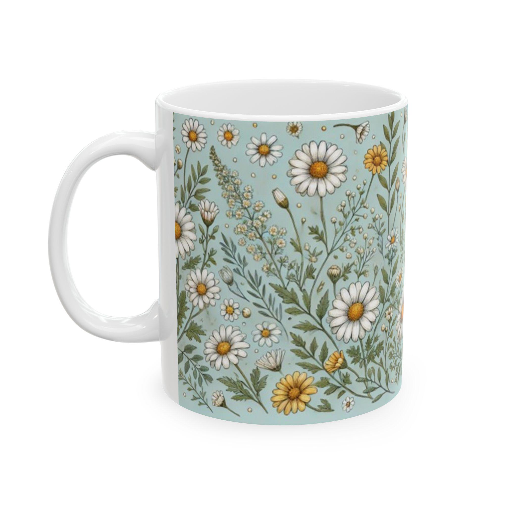 Daisies Mug, Daisy Lovers Mug, Popular Drinkware, Gift for Her Him ...