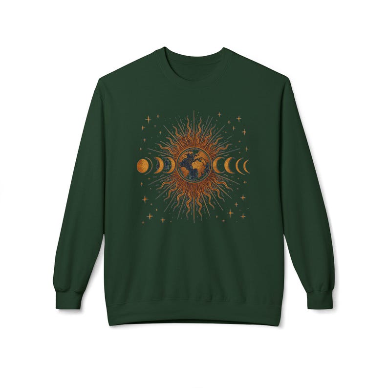 Cosmic Sun and Moon Sweatshirt - Perfect for Astrology Lovers, Best ...